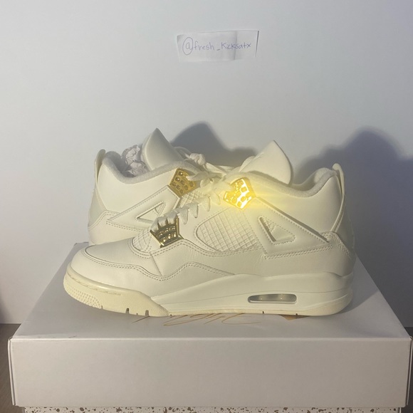 Jordan | Shoes | Air Jordan 4 Metallic Gold Size Wmns | Poshmark